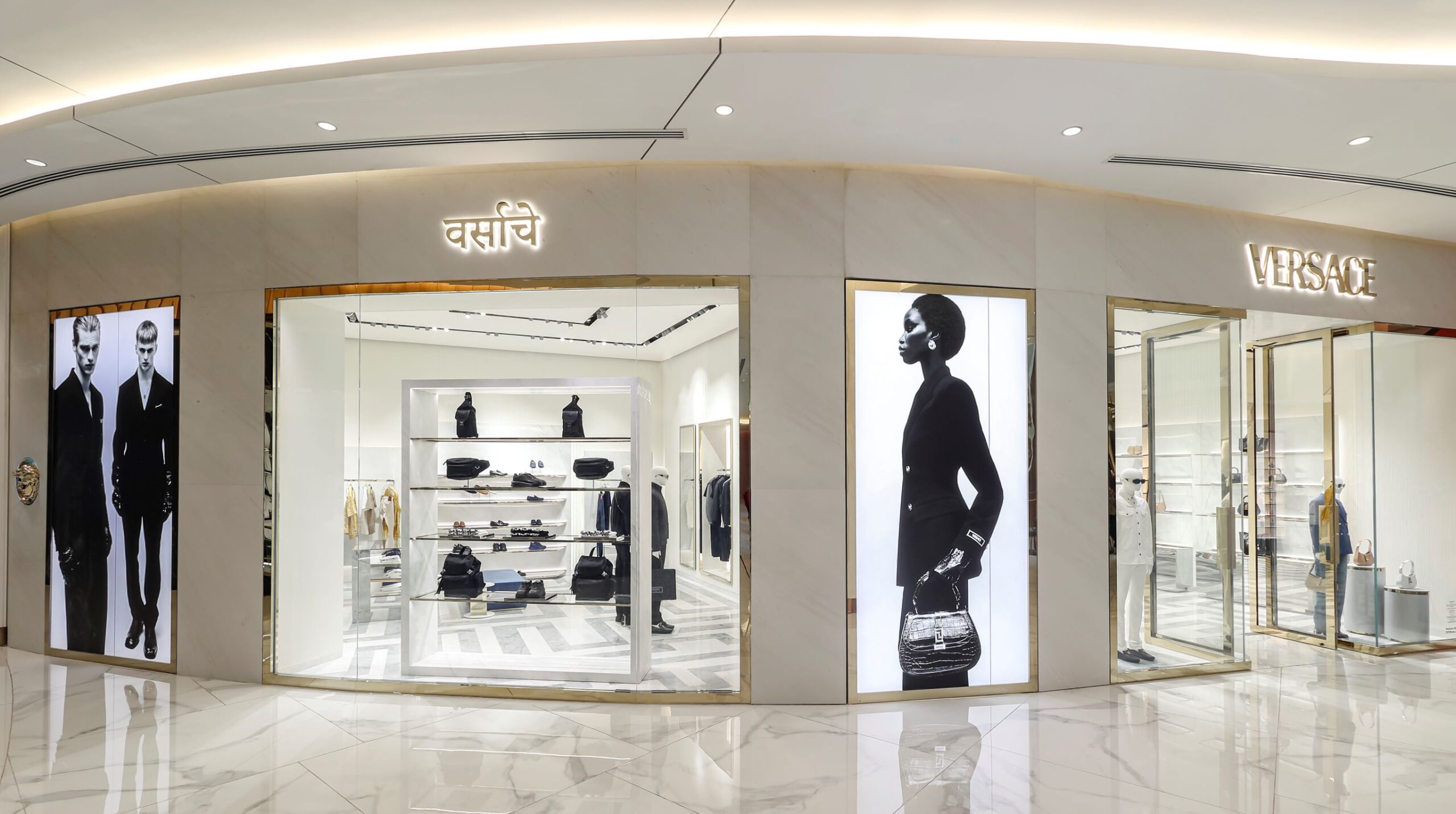 India / Italy - Versace opens a new boutique in Mumbai’s Jio World ...